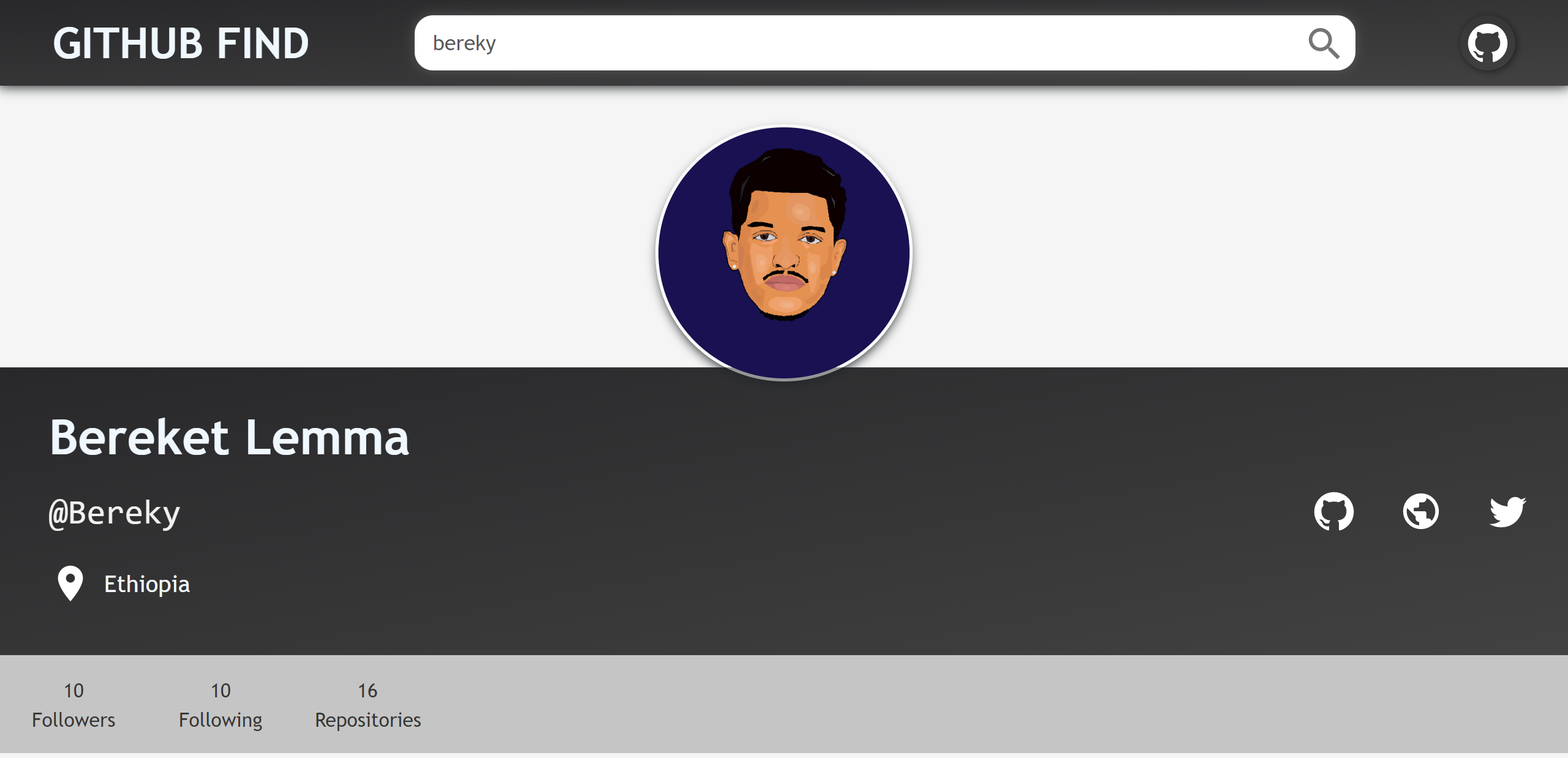Bereket Lemma - Portfolio